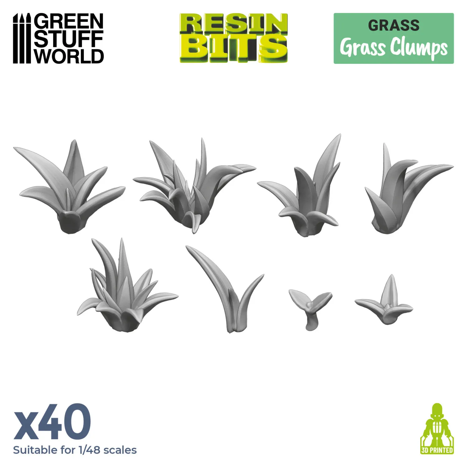Green Stuff World Grass Clumps 1:48