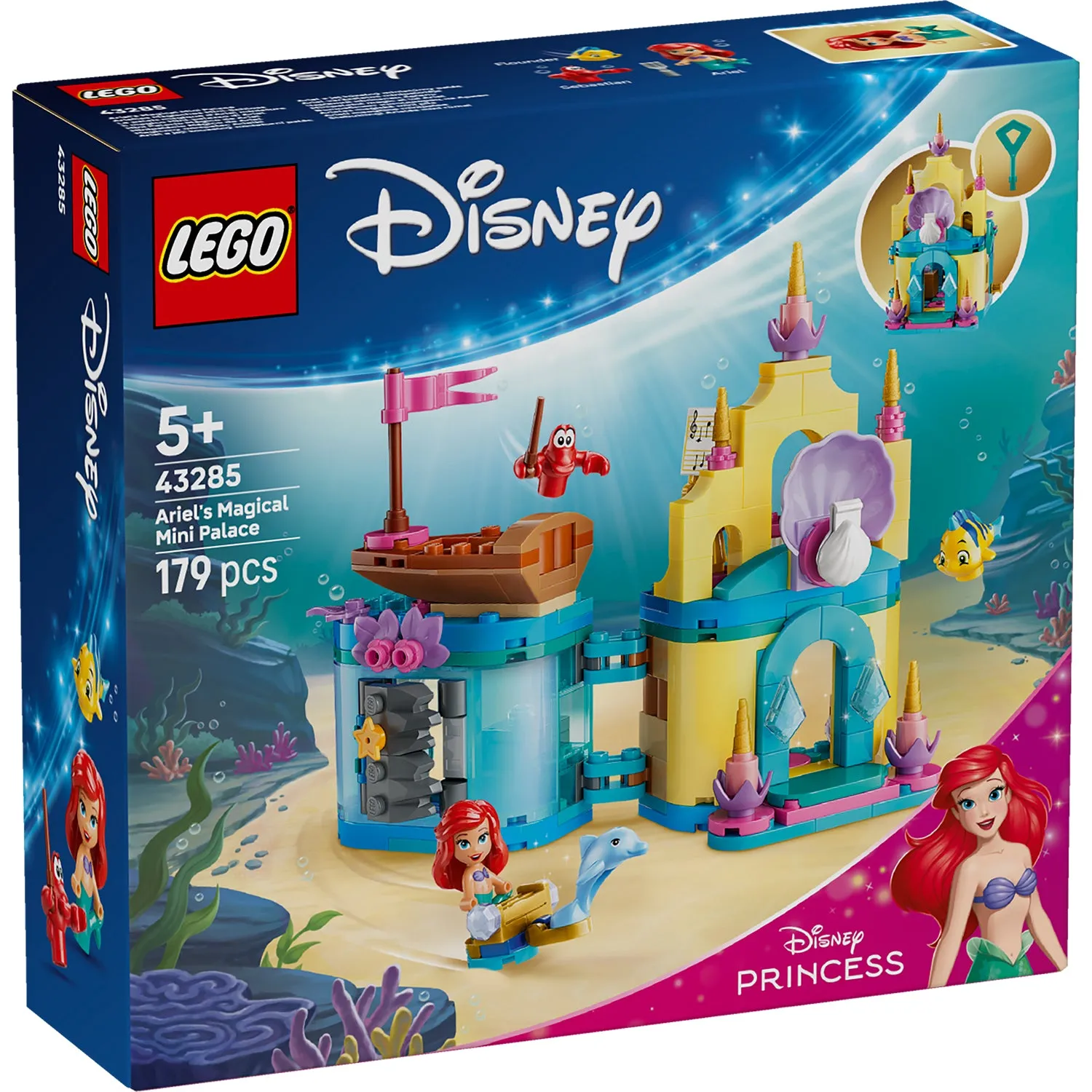 LEGO Disney Princess Ariel s Magical Mini Palace 43285