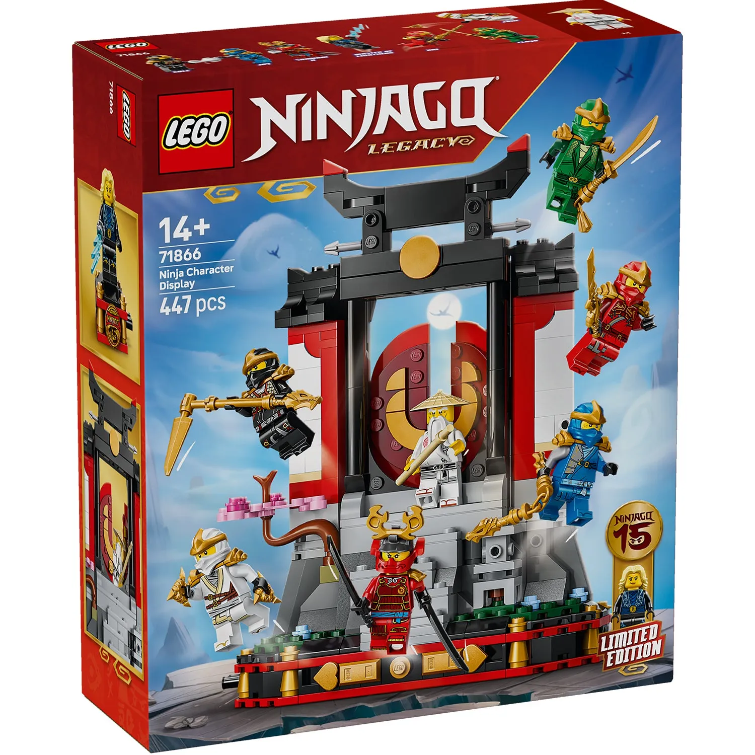 LEGO Ninjago Ninja Character Display 15th Anniversary 71866