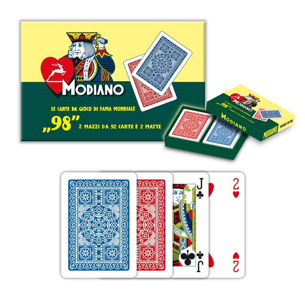 Modiano 98 Poker Double Deck Playing Cards