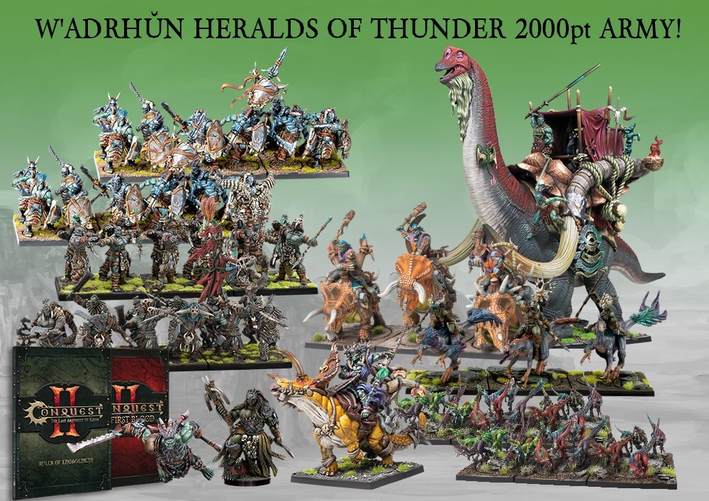 Conquest - W adrh?n Heralds of Thunder 2000pt Army - Para-Bellum Conquest