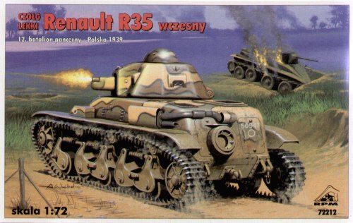 RPM 72212 1/72 Light tank Renault R35 early ver. (Poland - 1939 ...