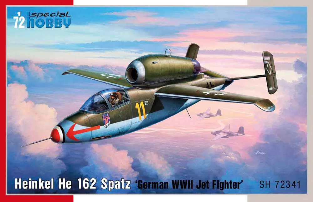 Special Hobby 1/72 Heinkel He 162 Spatz Plastic Model Kit